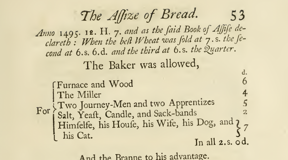 Bread Recipes from the Assize of Bread, Late Medieval England for the ...